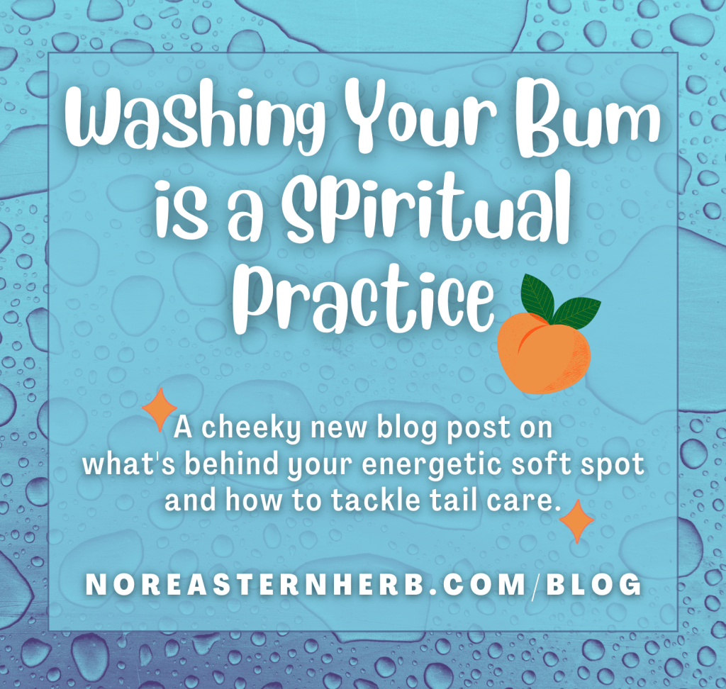 Washing Your Bum Is a Spiritual Practice • Nor'Eastern Herb Company